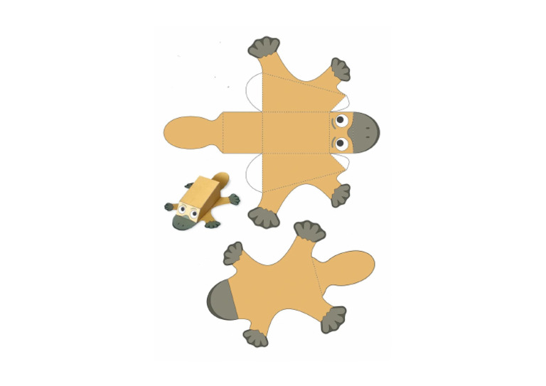 Platypus paper model | PDF