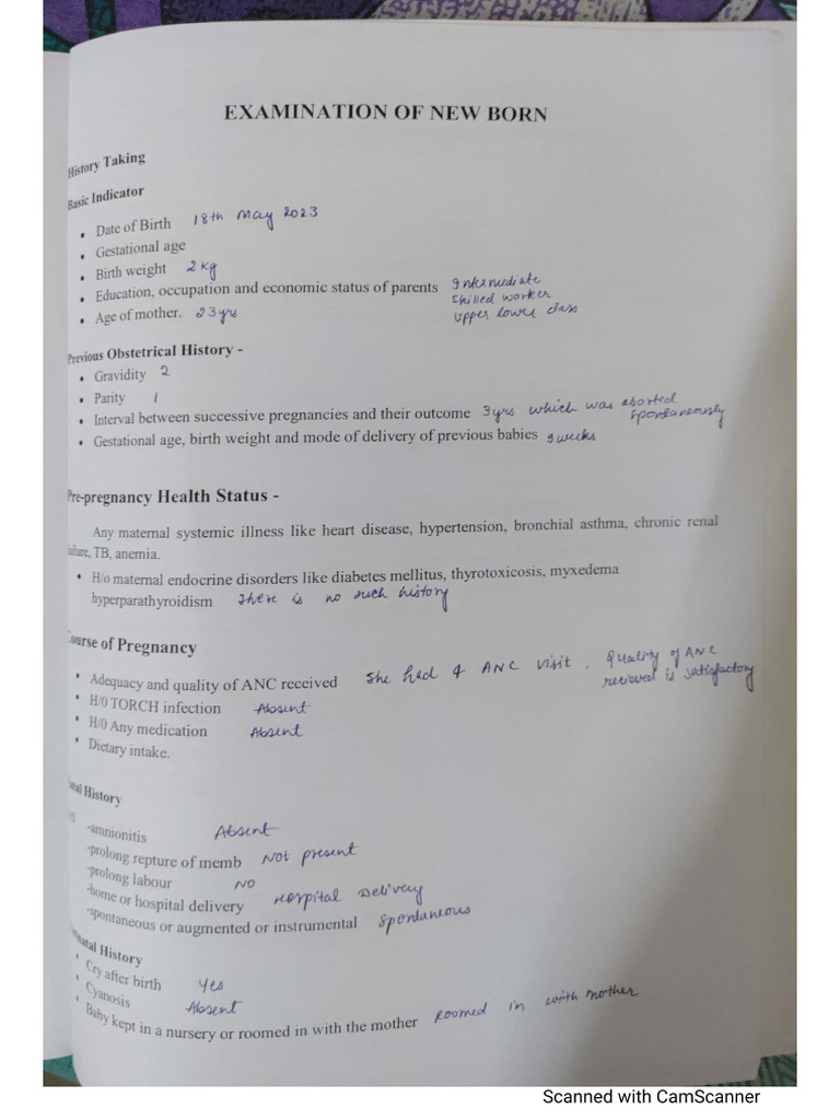 Newborn Pedia Case | PDF