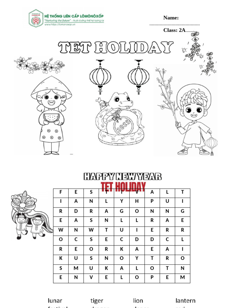 Phiếu tết khối 2 - TACB | PDF