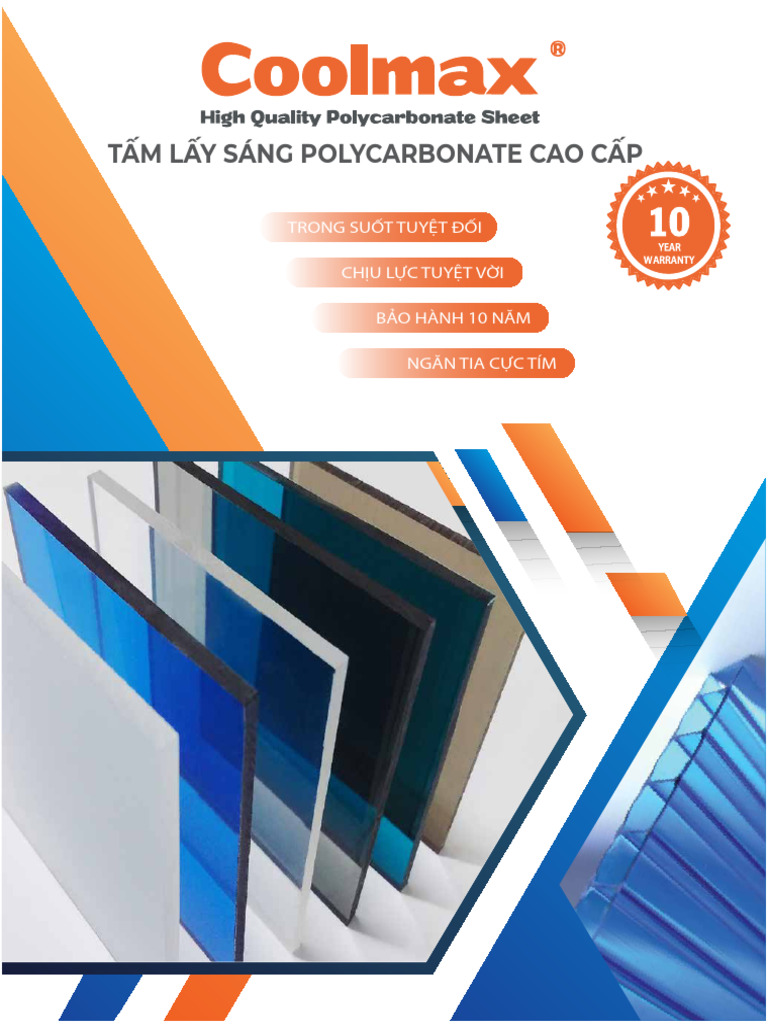 Catalogue tấm Polycarbonate | PDF