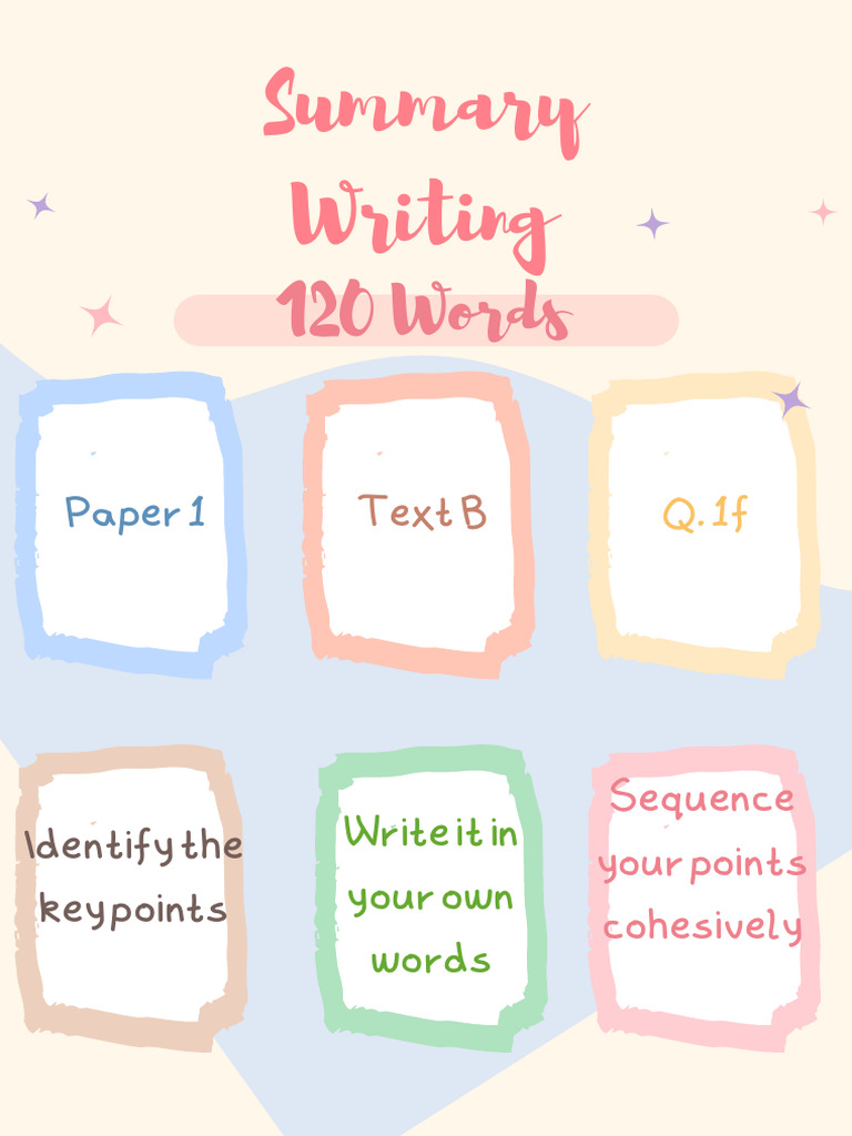 Effective Summary Writing Guidelines | PDF