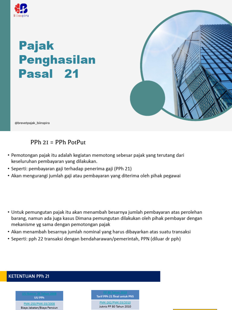 PPT PPH Pasal 21 Update.pptx | PDF