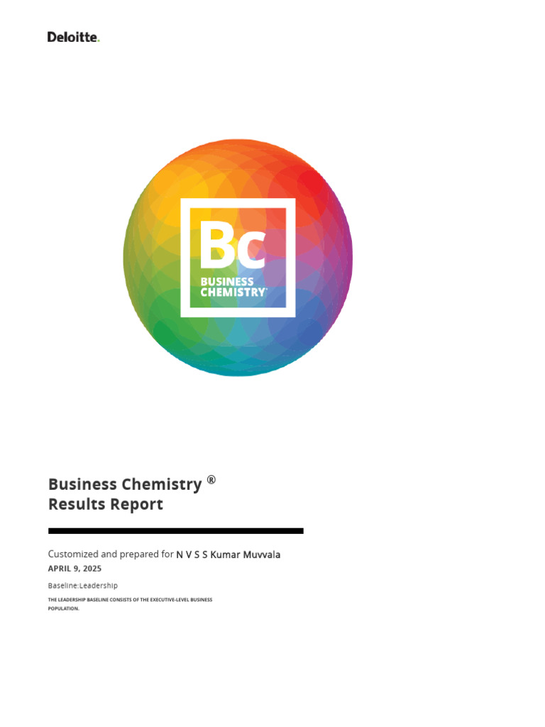 Leadership Baseline - Business Chemistry Results | PDF | Leadership | Mind