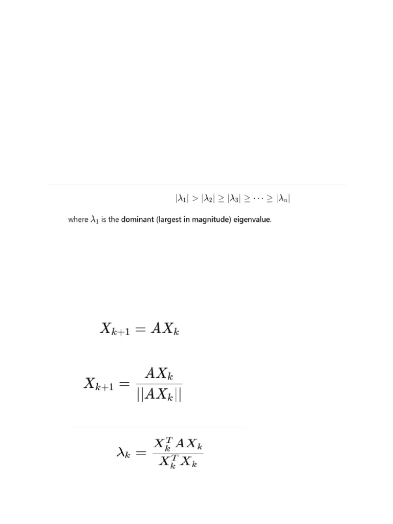Power and Jacobi Methods | PDF