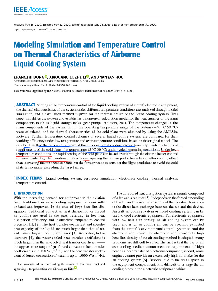 Modeling Simulation and Temperature Control On Thermal Characteristics ...