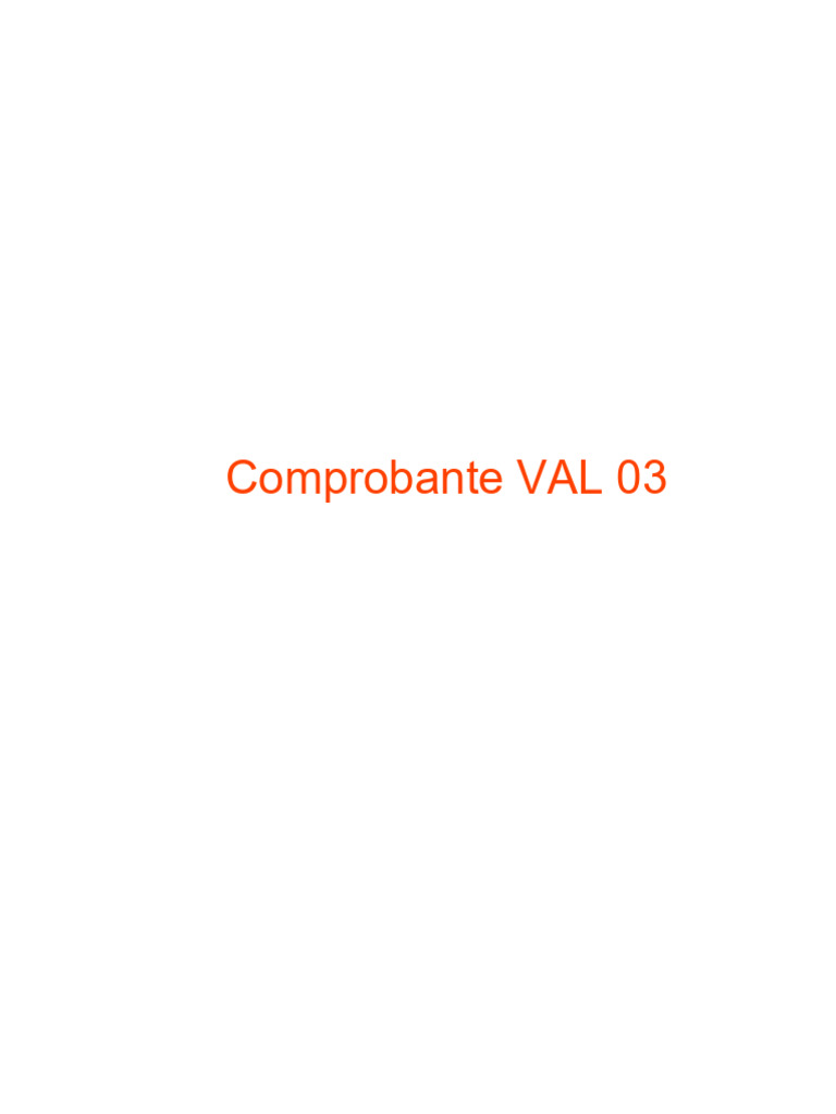 Val 03 | PDF
