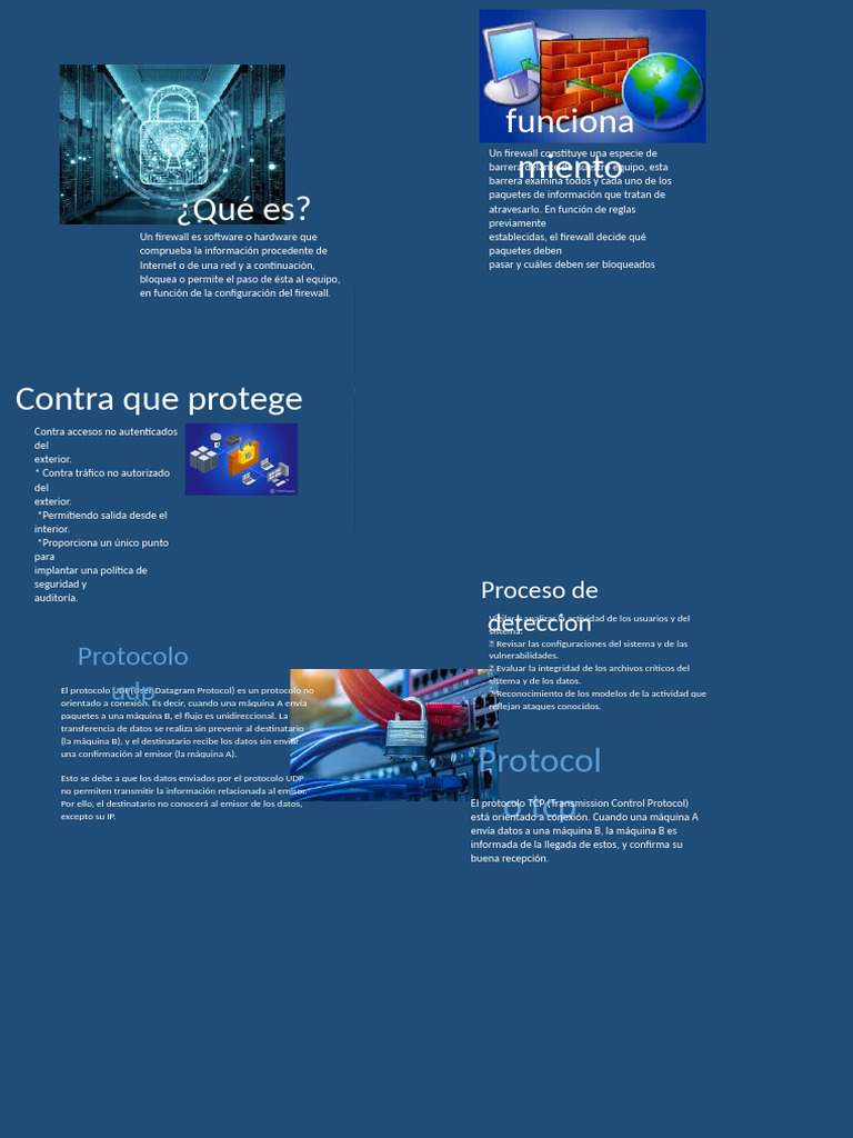Infografia | PDF | Cortafuegos (informática) | Protocolo de Control de Transmisión