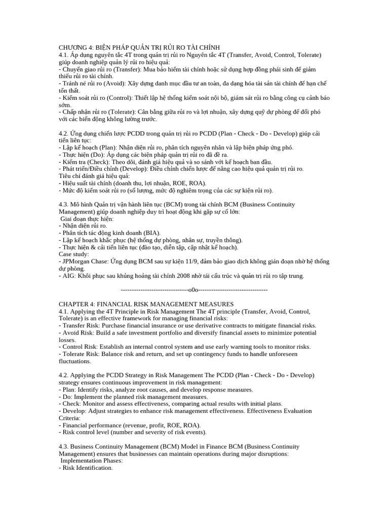 CHƯƠNG 4 QTRR | PDF