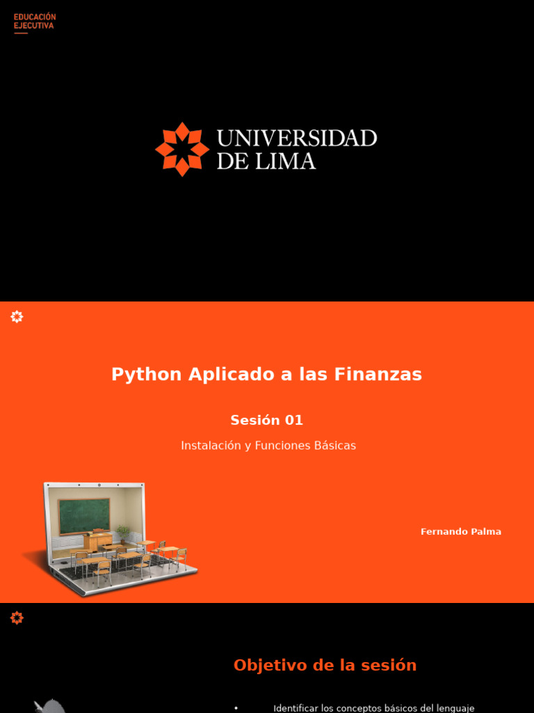 Python en Finanzas: Instalación y Fundamentos | PDF | Objeto (informática) | Python (lenguaje de ...