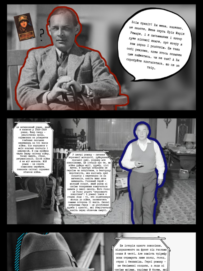 Erich Maria Remarque Presentation | PDF