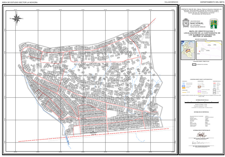 11 - Mapa de Identificacion y Localizacion de La Cartografia de Los Elementos Expuestos Sector ...