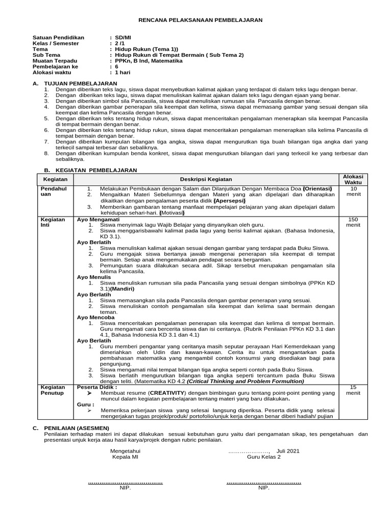 2.1.2.6 Kelas 2 T1 ST2 PB1 | PDF