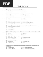 Physics Crossword Puzzle | PDF | Force | Friction