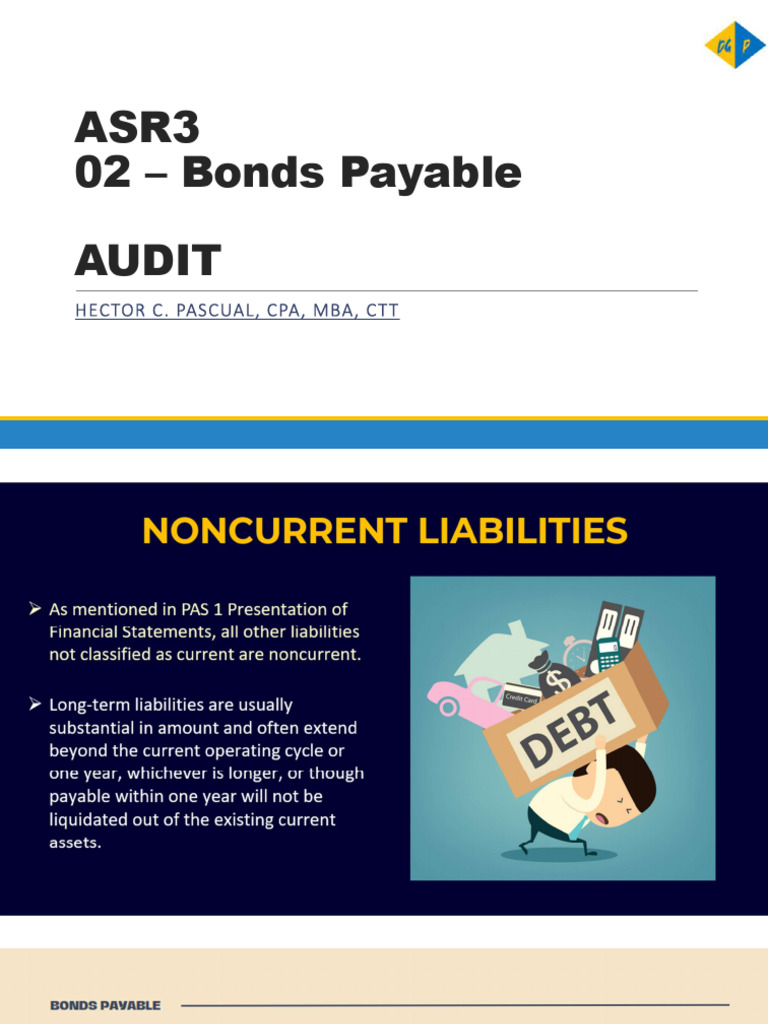 02 Bonds Payable Audit | PDF