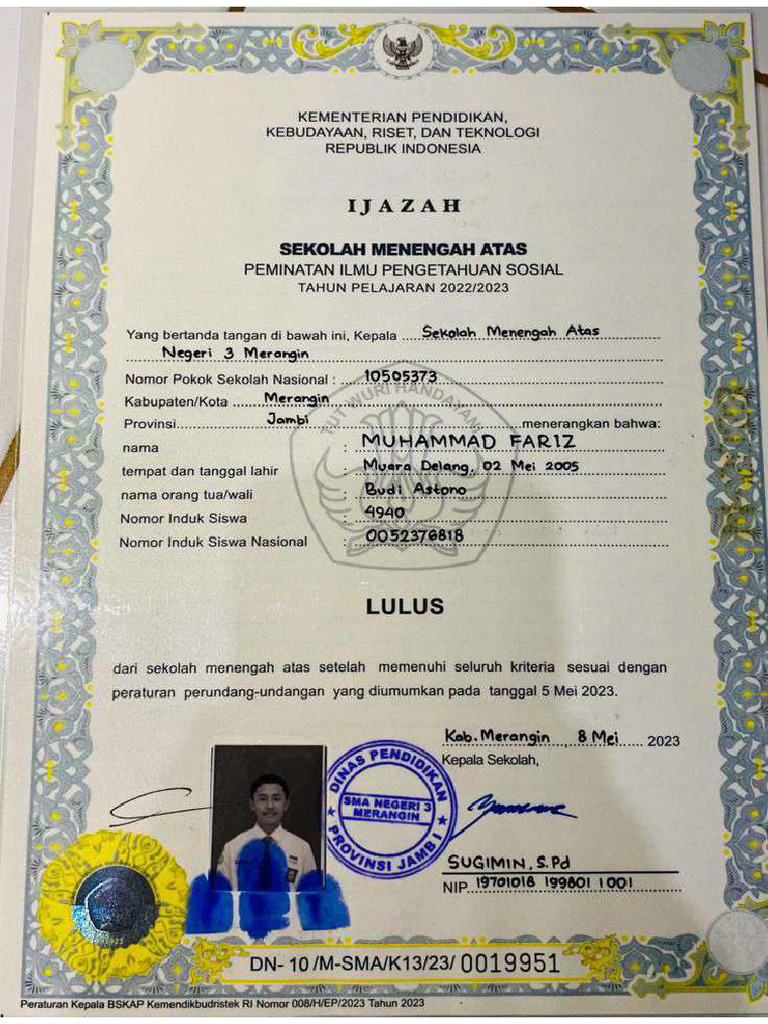 Ijaza Depan Fariz | PDF