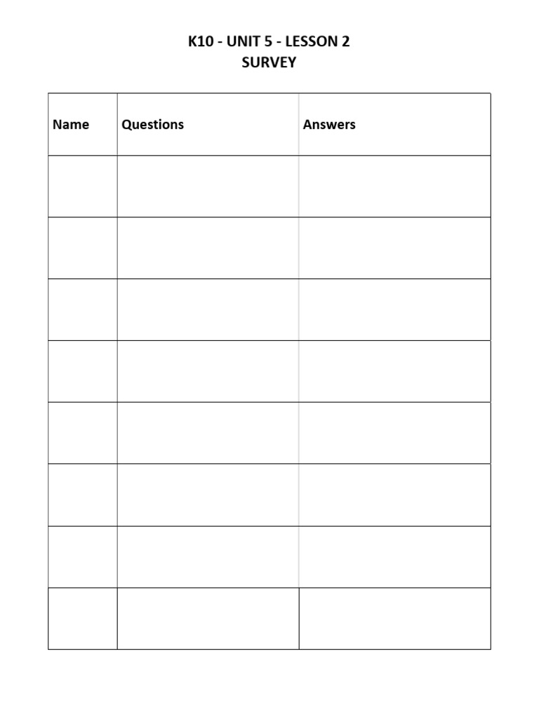 KS10 - Week 1 - Unit 5 - Lesson 2 - Worksheet | PDF