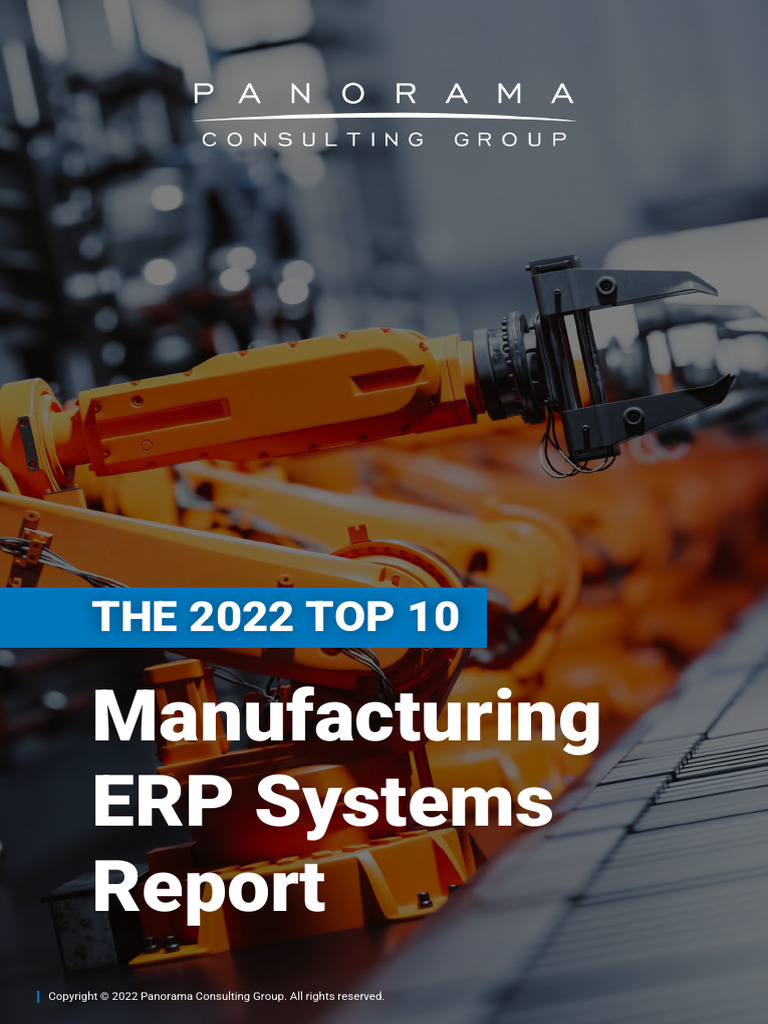 2022 Top 10 Manufacturing ERP Systems | PDF | Enterprise Resource ...