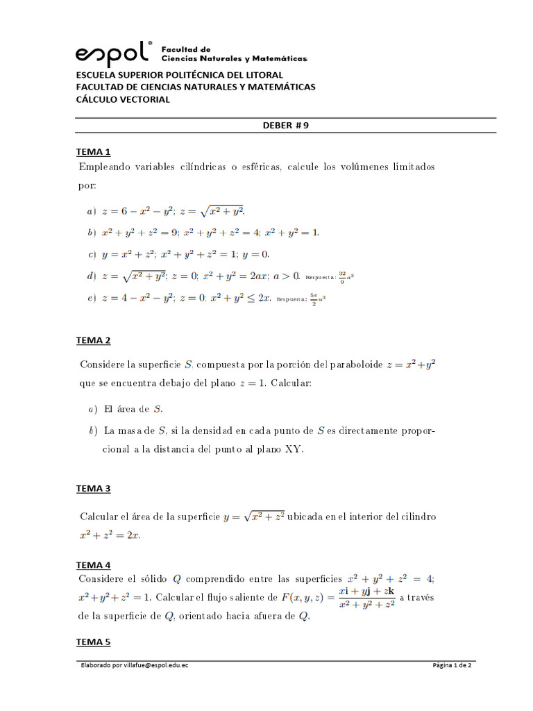 2024 II PAO CV Deber 9 | PDF