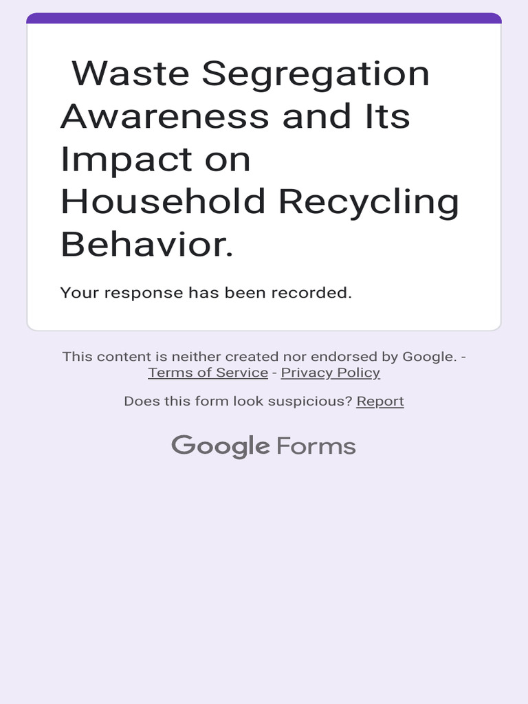 Waste Segregation Awareness and Its Impact On Household Recycling ...