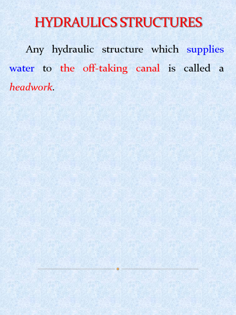 Hydraulics Structures | PDF | Dam | River