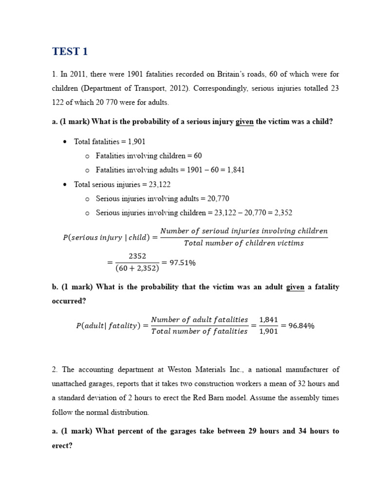 Probability and Statistics (Final Sample) | PDF | Null Hypothesis | Statistical Analysis