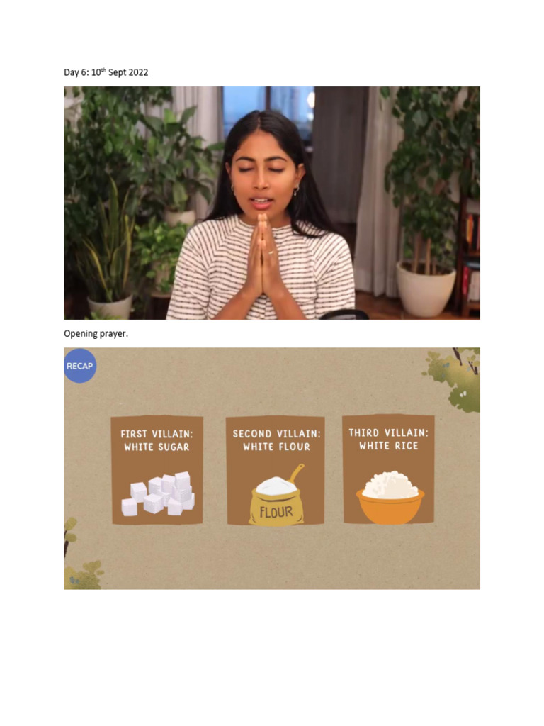 Day 6 - Satvic Movement 21 Days Program | PDF | Milk | Dairy