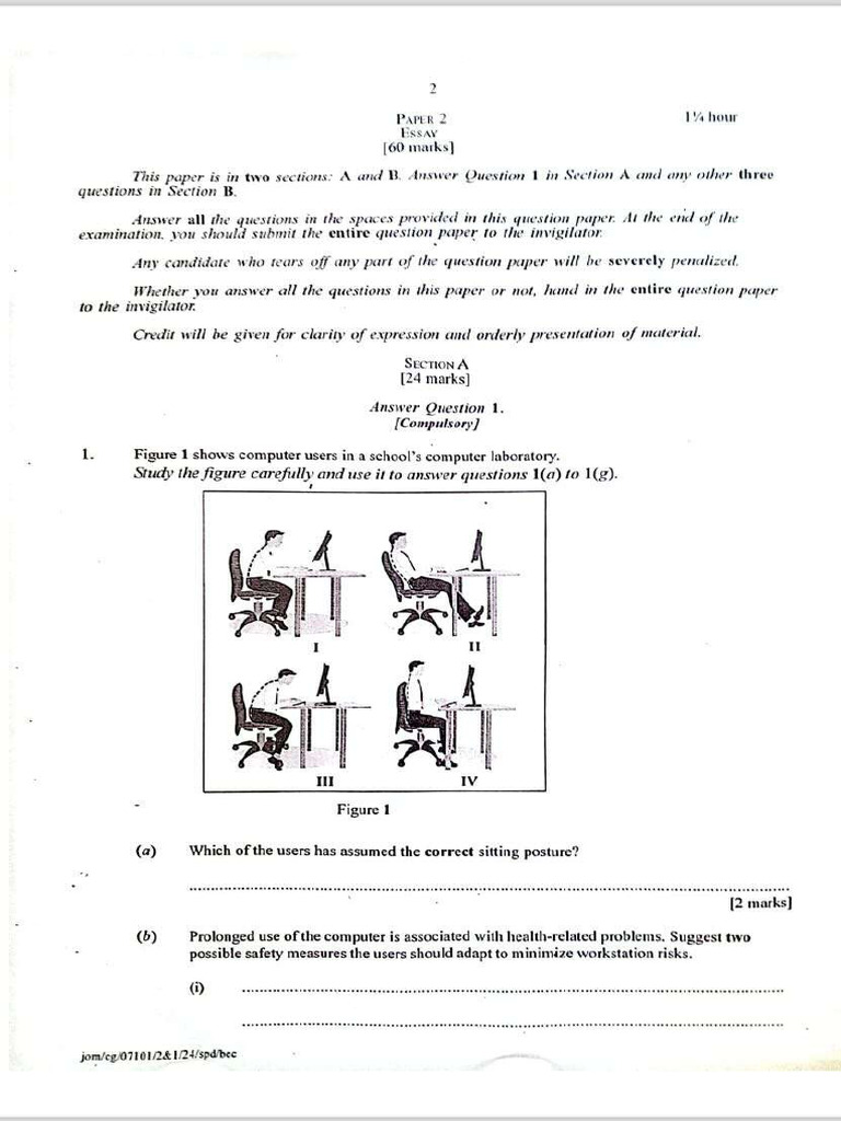 BECE Computing 2024 | PDF