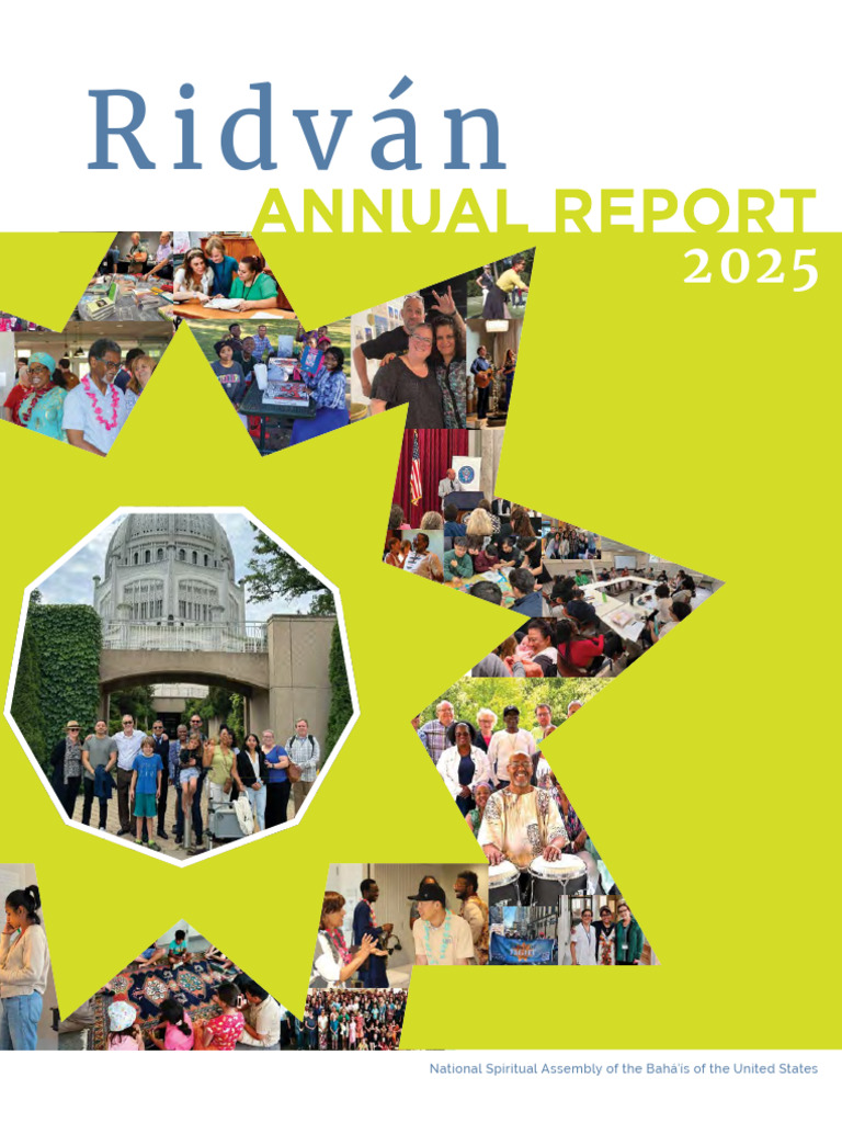 Ridvan Annual Report 2025 Pdf Bahá í Faith