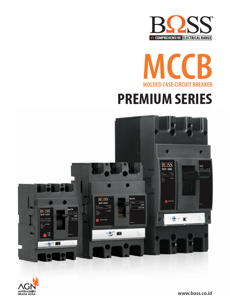 BΩSS - MCCB - Premium Series | PDF | Insulator (Electricity) | Electrical Engineering