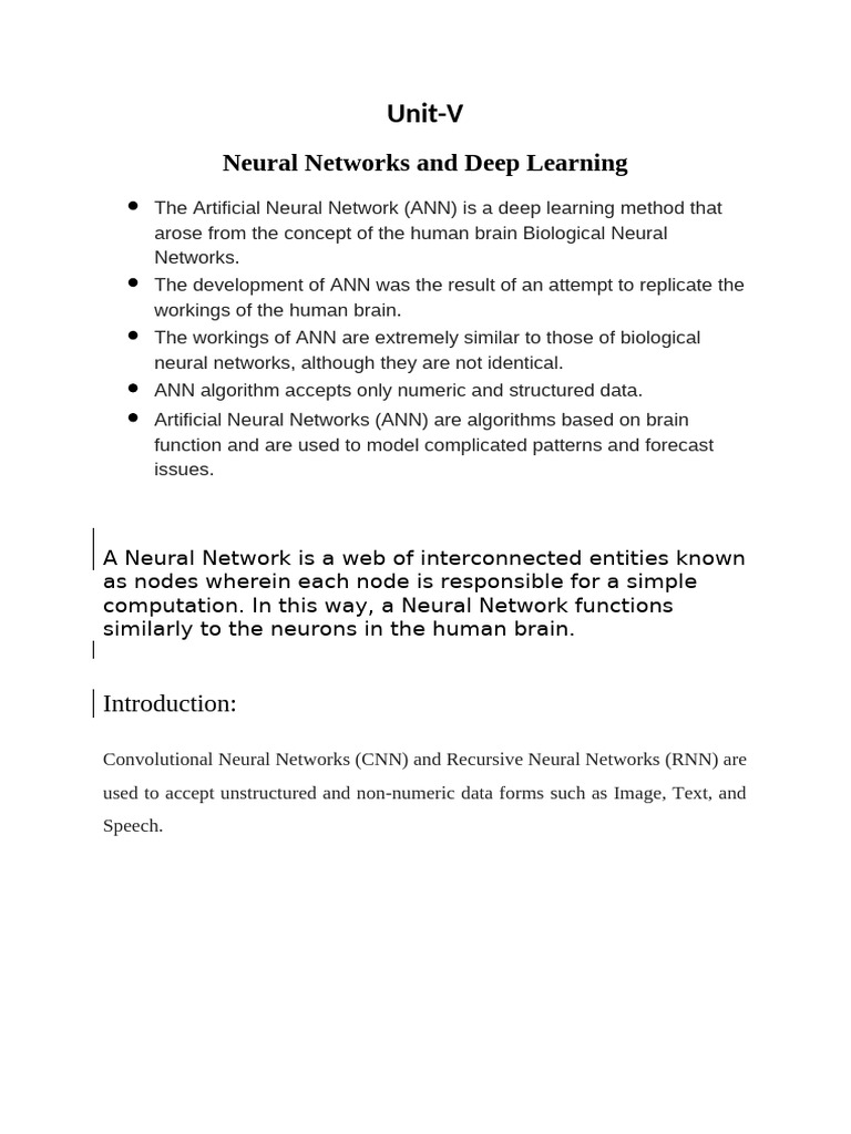 Understanding Artificial Neural Networks | PDF | Applied Mathematics ...