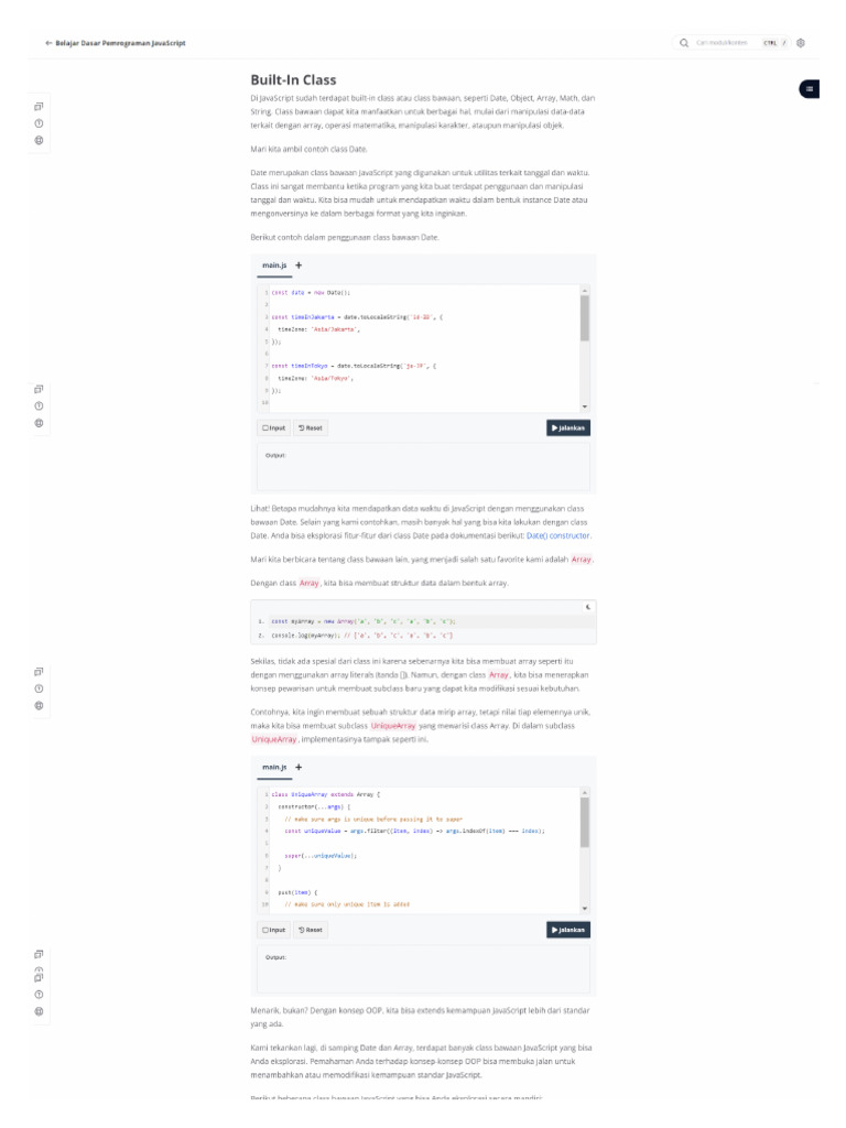 Built in Class (Dicoding) - ScreenCapture | PDF