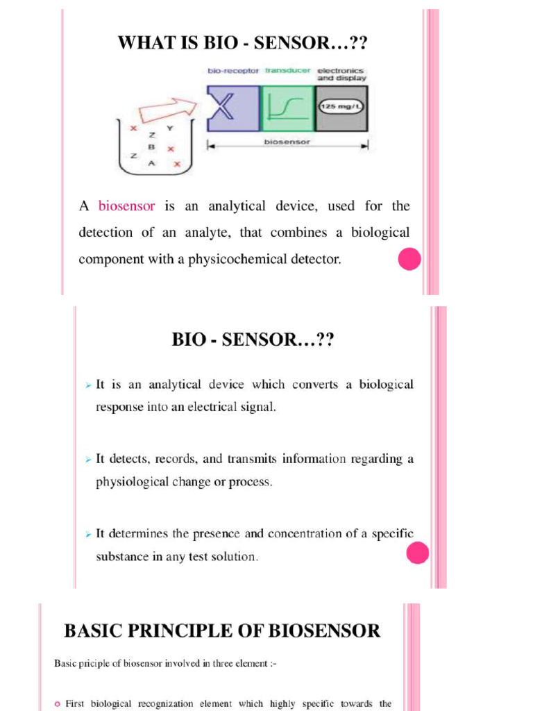 Biosensor | PDF