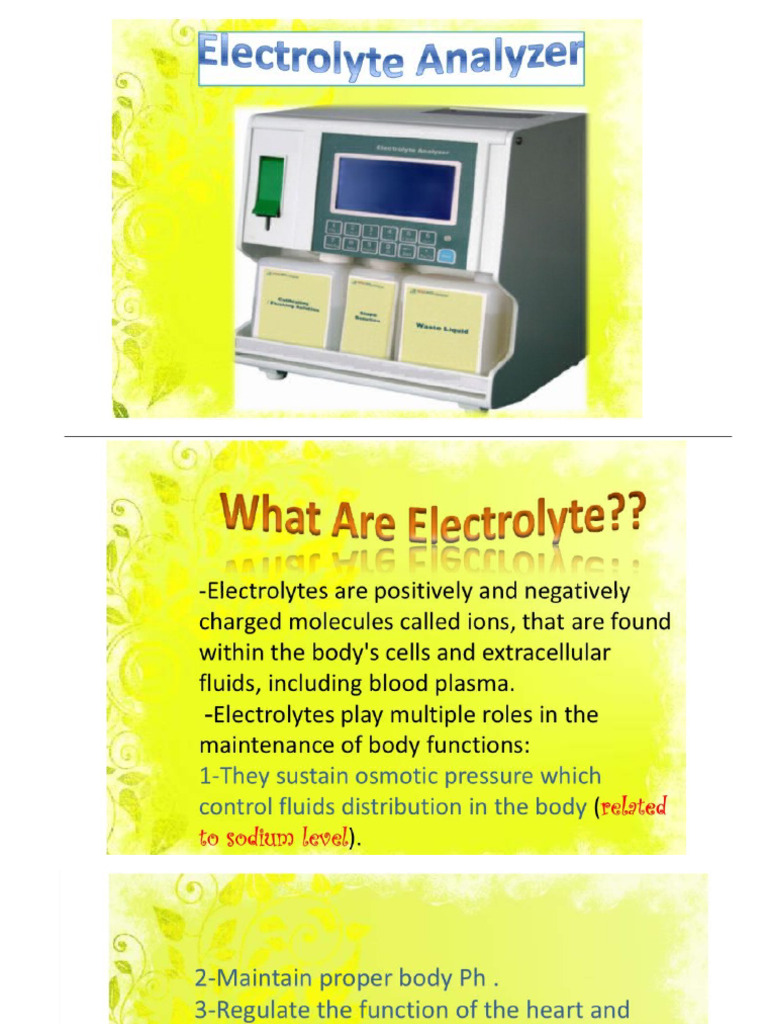 Sodium Pump Analyzer | PDF