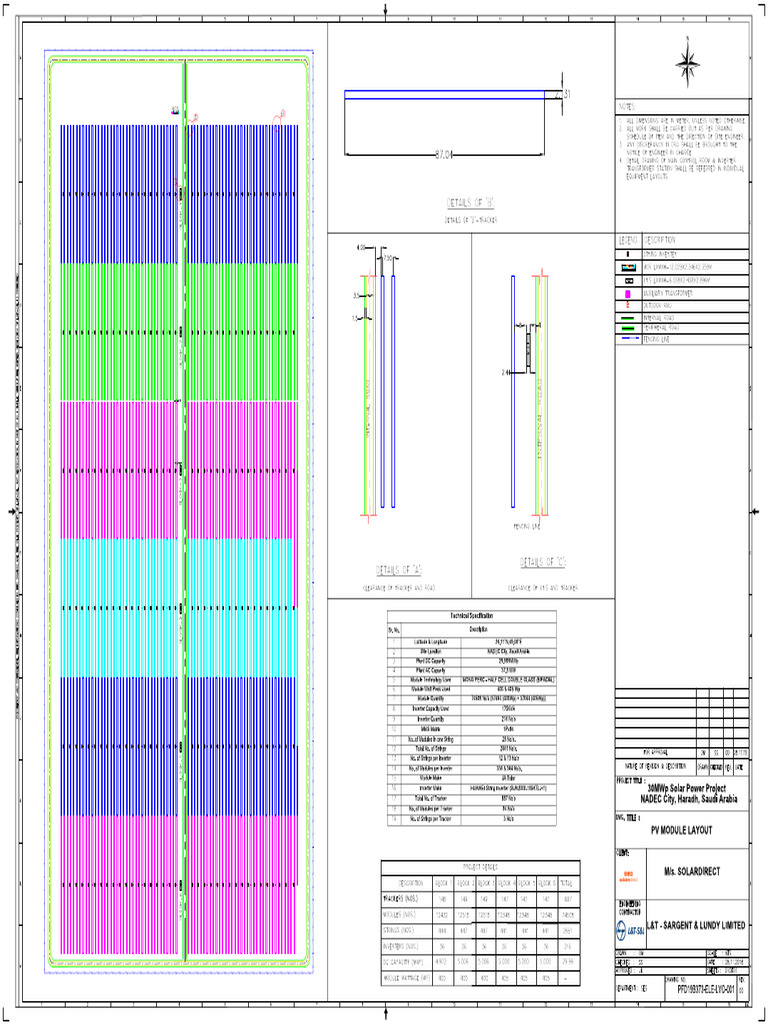 PFD19B373 - ELE - LYO - 001 - PV Module Layout | PDF