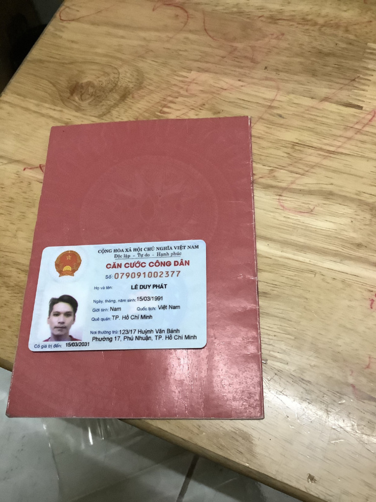3570041 - LE DUY PHAT - CCCD 1 | PDF