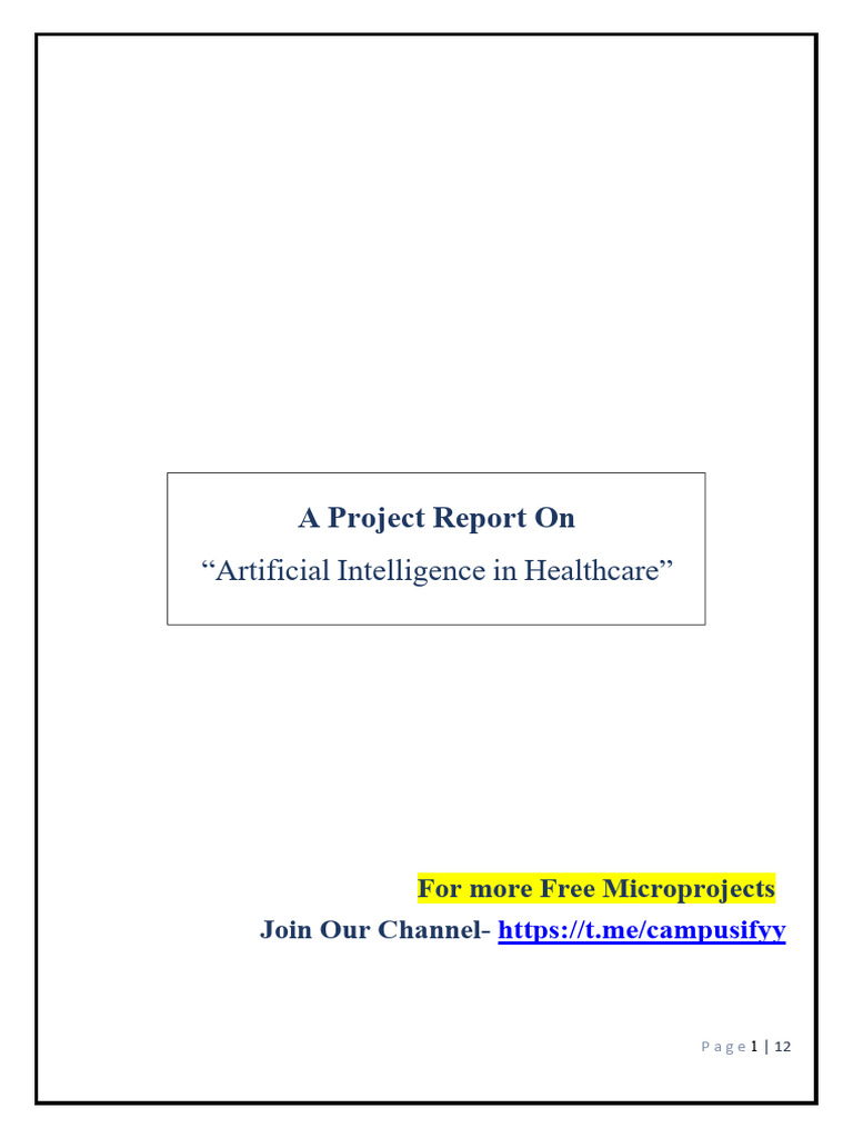 ETI Microproject 2 by Campusify | PDF | Artificial Intelligence | Intelligence (AI) & Semantics