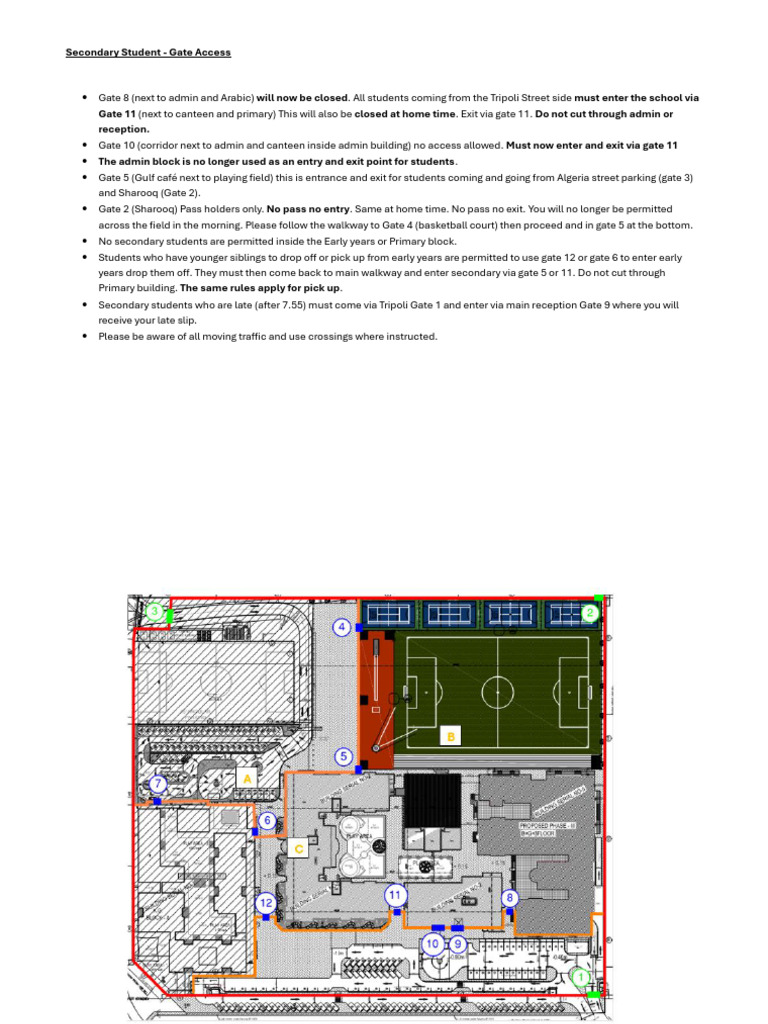 School Access Message To Kids - Secondary | PDF