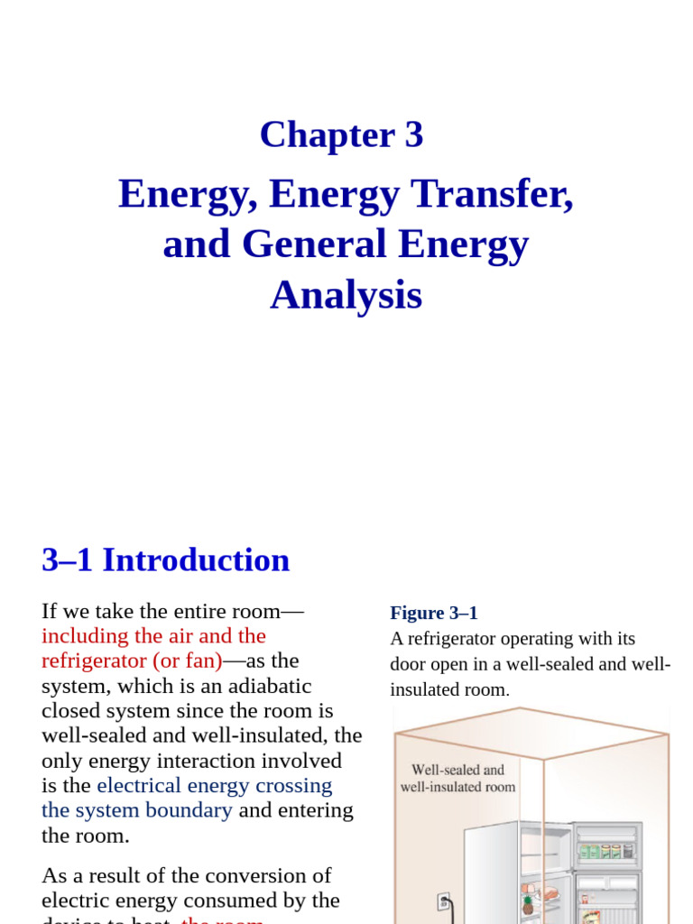 Ch3 Energy - Energy Transfer - and General Energy Analysis v2 | PDF | Heat | Water Heating