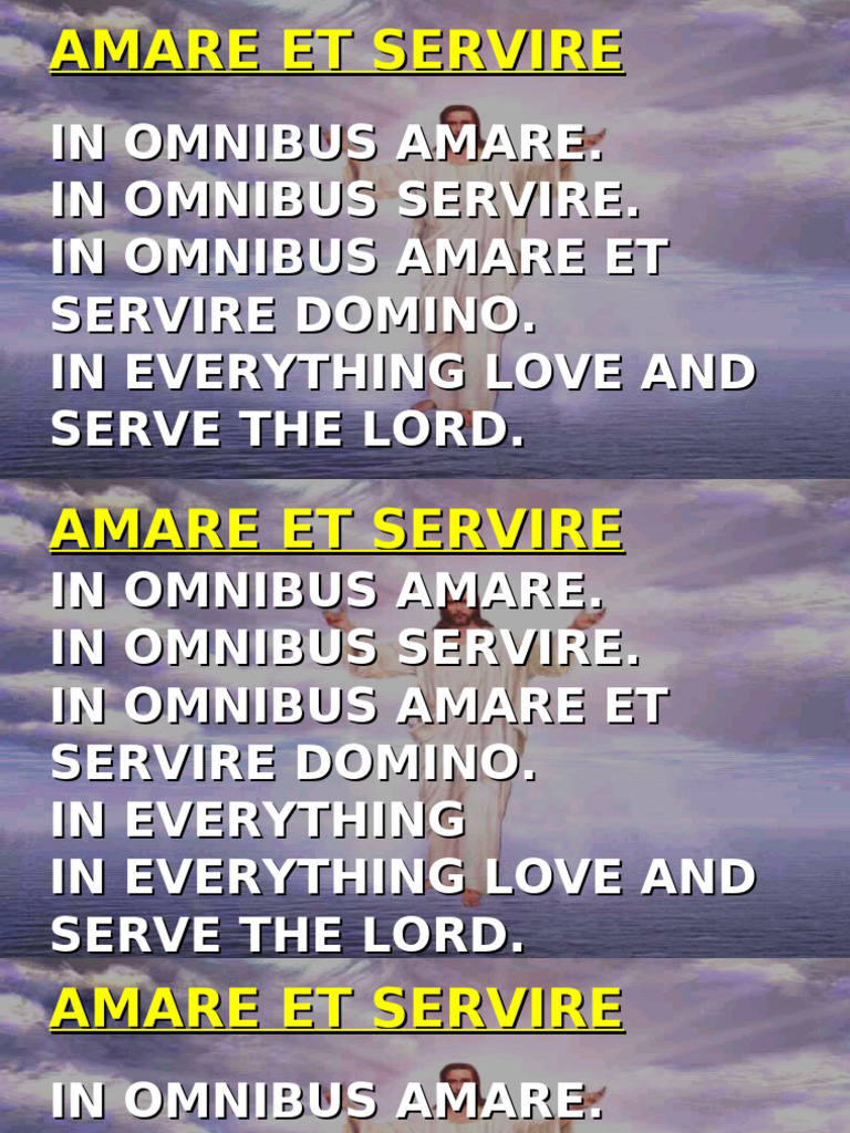 Amare Et Servire | PDF