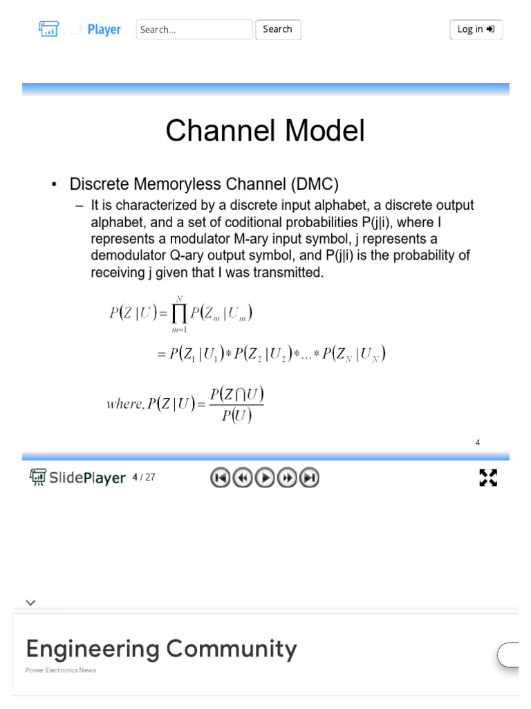 Channel Coding - Part I Presentation II Irvanda Kurniadi v. Digital Communication PPT Download ...