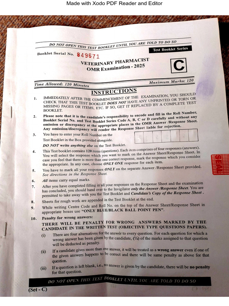 Veterinary Pharmacist 2025 | PDF