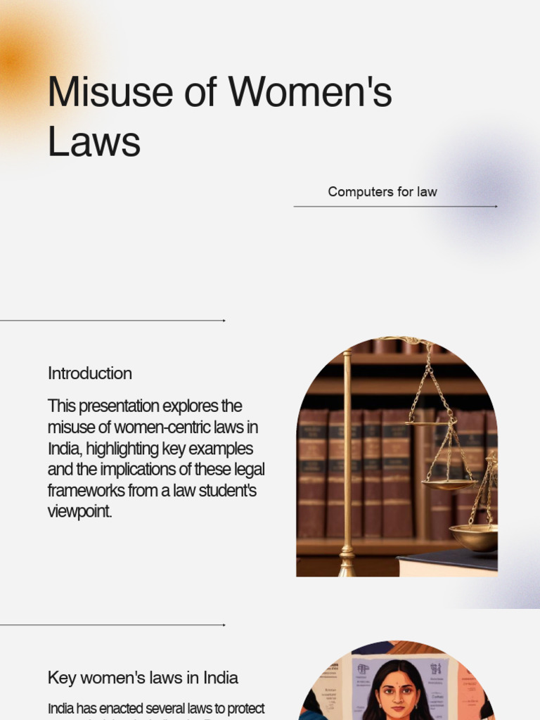 Misuse of Women's Laws 2 | PDF | Violence | Women's Rights
