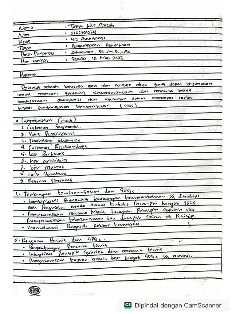 Resume Tasya 4.2 AKT | PDF