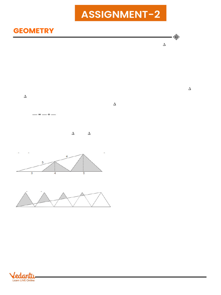 Geometry Assignment 2 Final | PDF | Area | Triangle