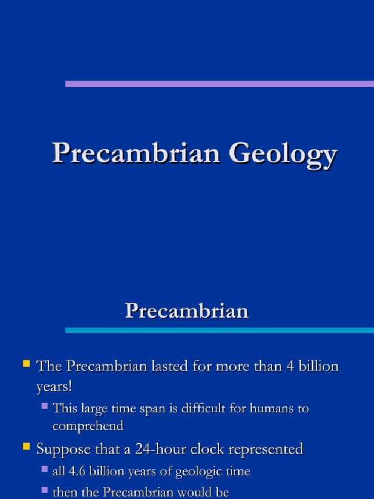 Precambrian Evolution | PDF