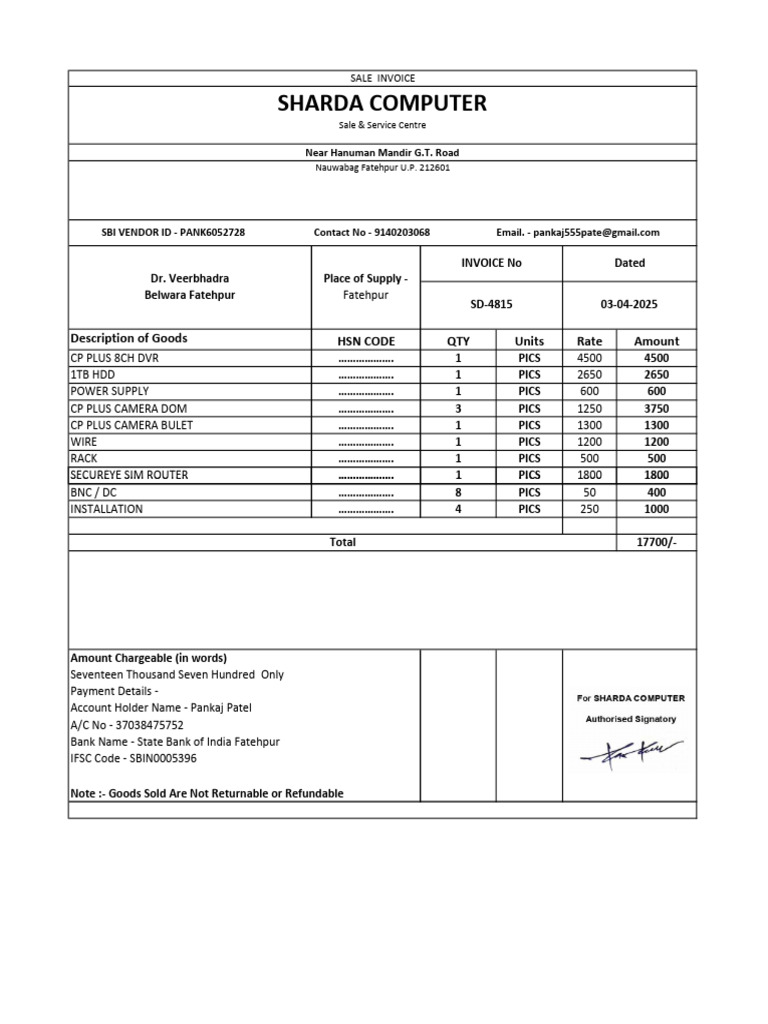 Dr. Veerbhadra Camera Bill | PDF