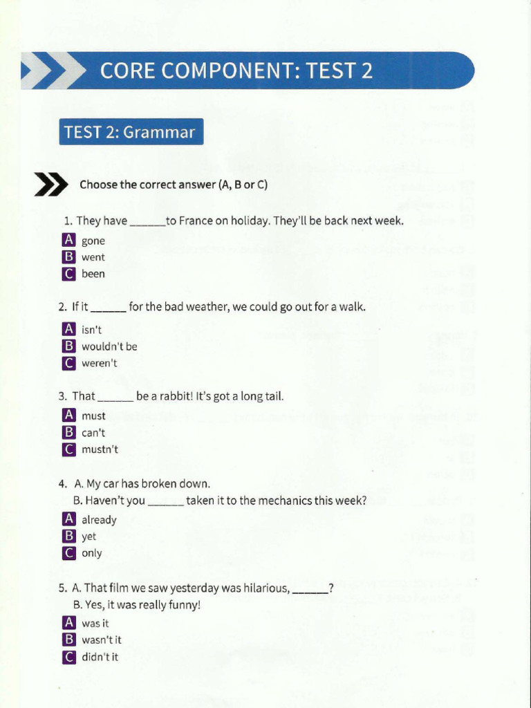 Test CORE Complete 2 | PDF