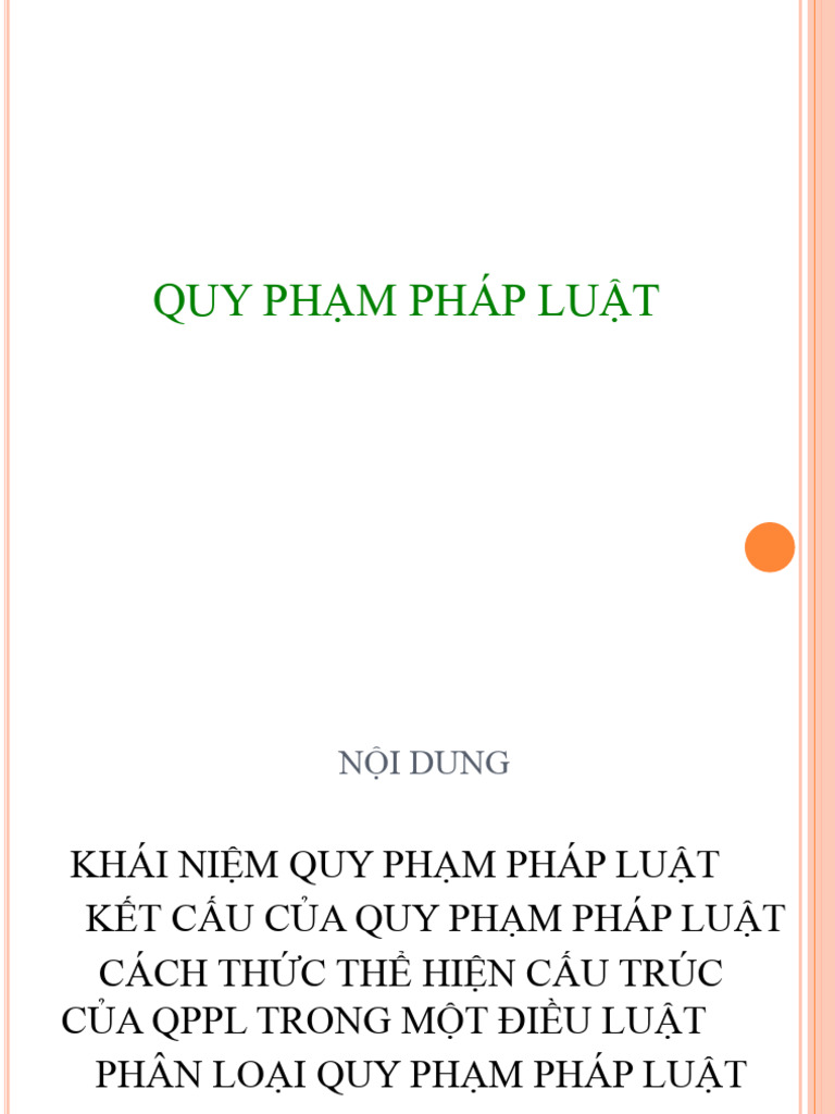 2.Quy Pham Phap Luat | PDF