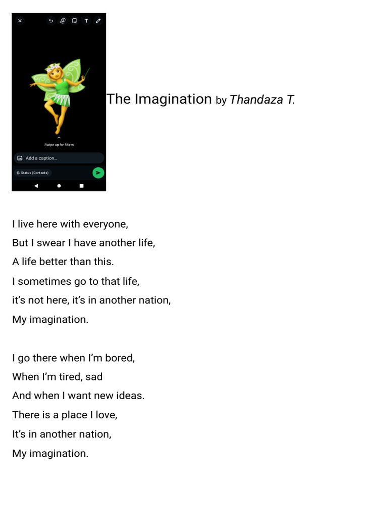 The Imagination. | PDF
