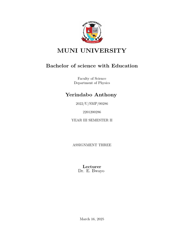 Solar Energy Assignment Three | PDF | P–N Junction | Photovoltaics